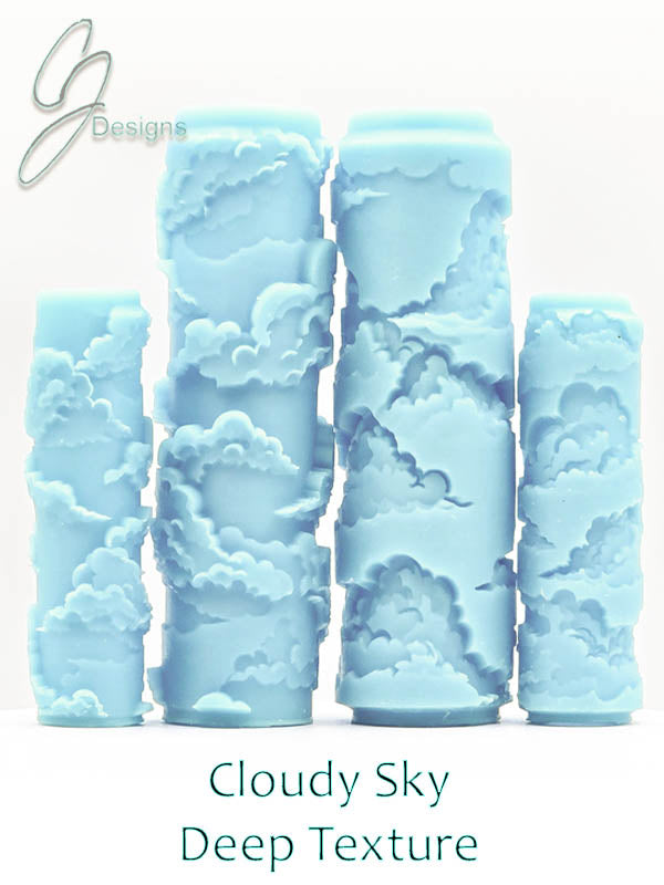 Cloudy Sky Deep Impression Texture Rollers – Cassandra Jean Designs